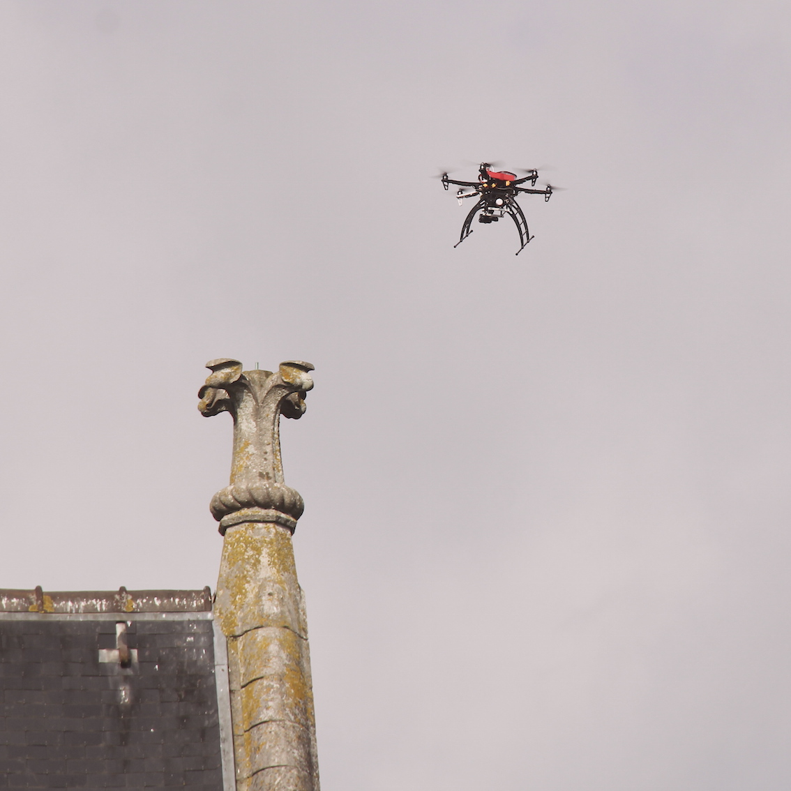 Inspection de bâtiment par drone
